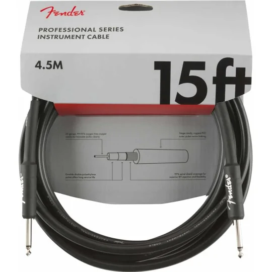 Fender PRO 15 Inst Cable Black