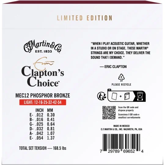 Martin CMA MEC12-LTD Eric Clapton Light